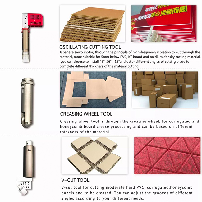 Buy WS-K1625 Oscillating Knife Flatbed Cutting Machine with Oscillating ...