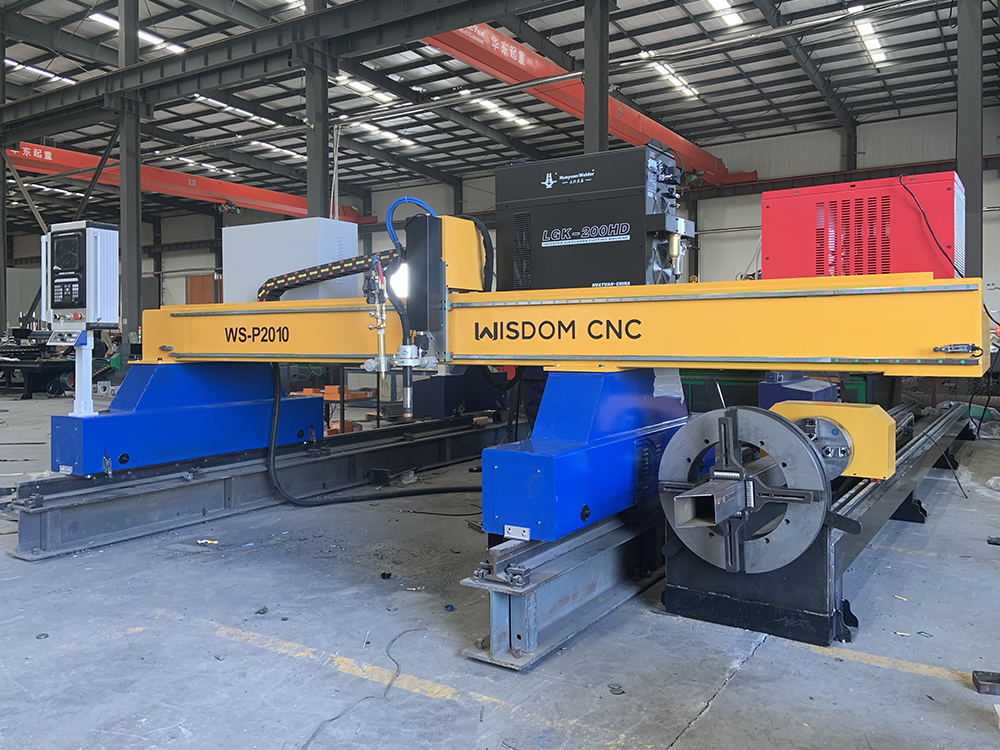 WS-P2060 Gantry CNC Metal Sheet and Pipe Plasma Cutting Machine -Wisdom CNC